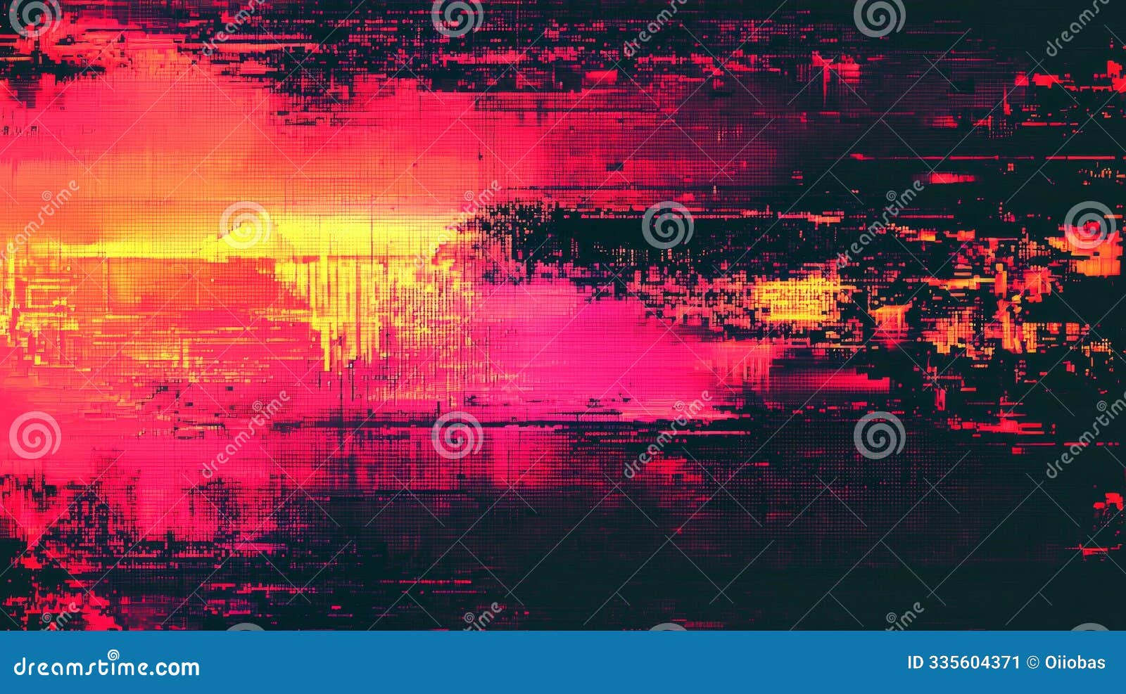 Yellow Pixelated Backgrounds. Business Orange Pattern Backdrops With ...