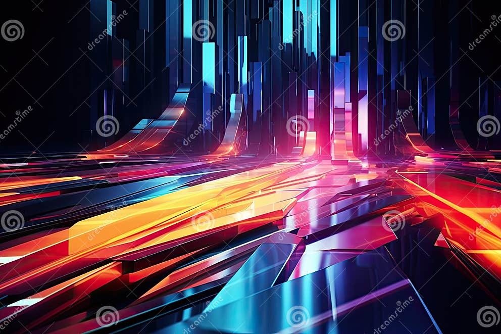 Digital Glitch and Distortion Stock Illustration - Illustration of ...