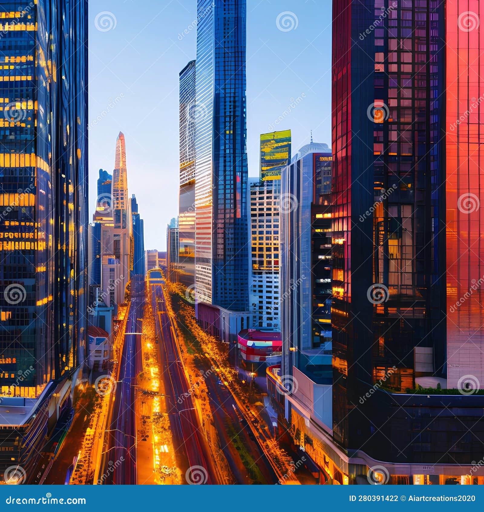 A Digital Glitch Effect Overlaying A Cityscape, Representing The ...