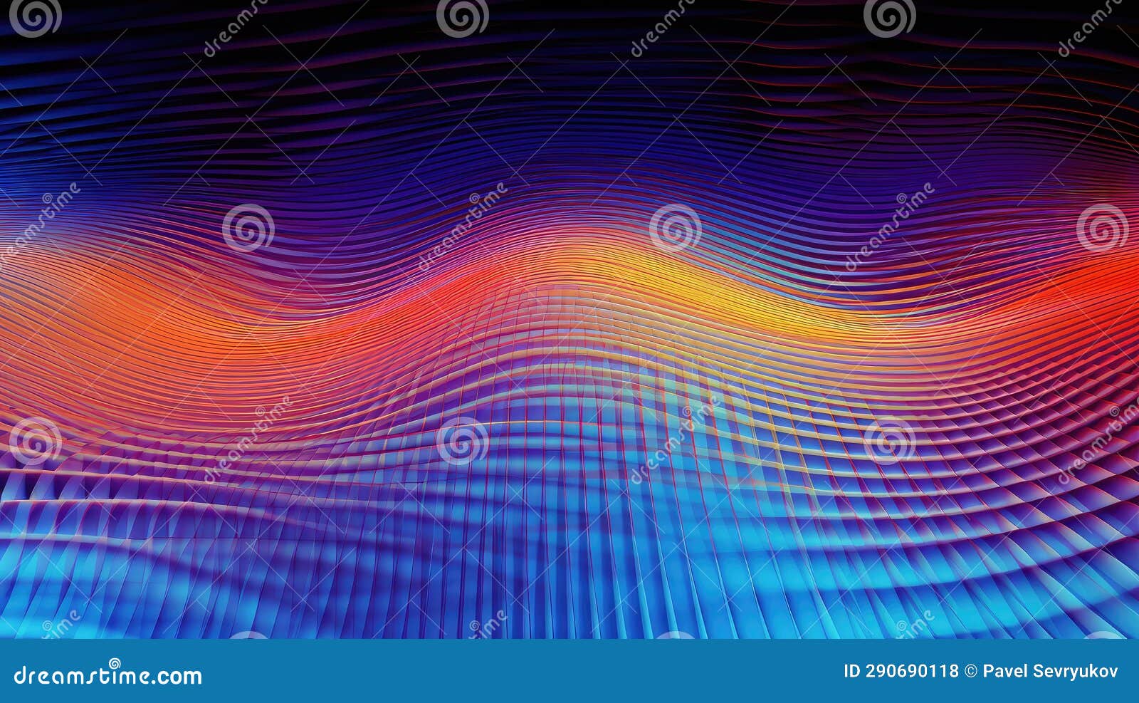 Digital Glitch Matrix Ripple Stock Illustration - Illustration of ...