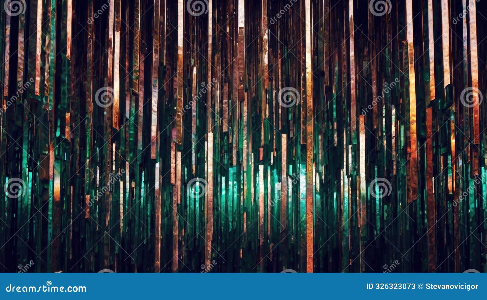 Digital Glitch Technology Background Stock Illustration - Illustration ...