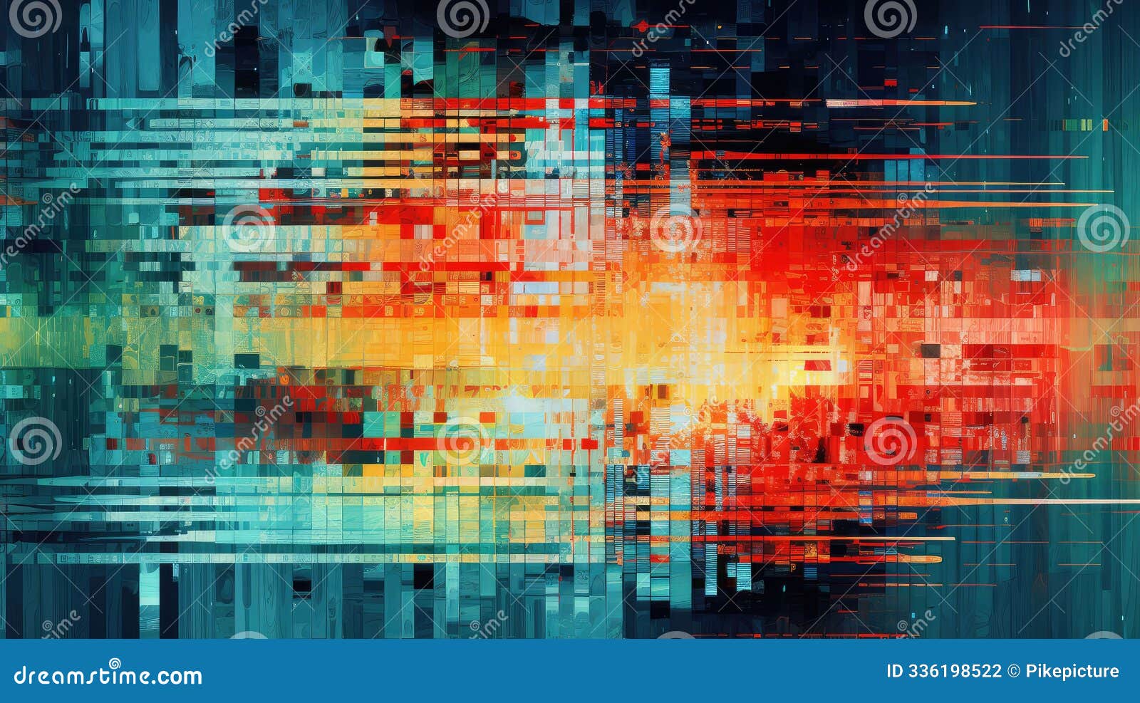 Digital glitch textures stock illustration. Illustration of textures ...