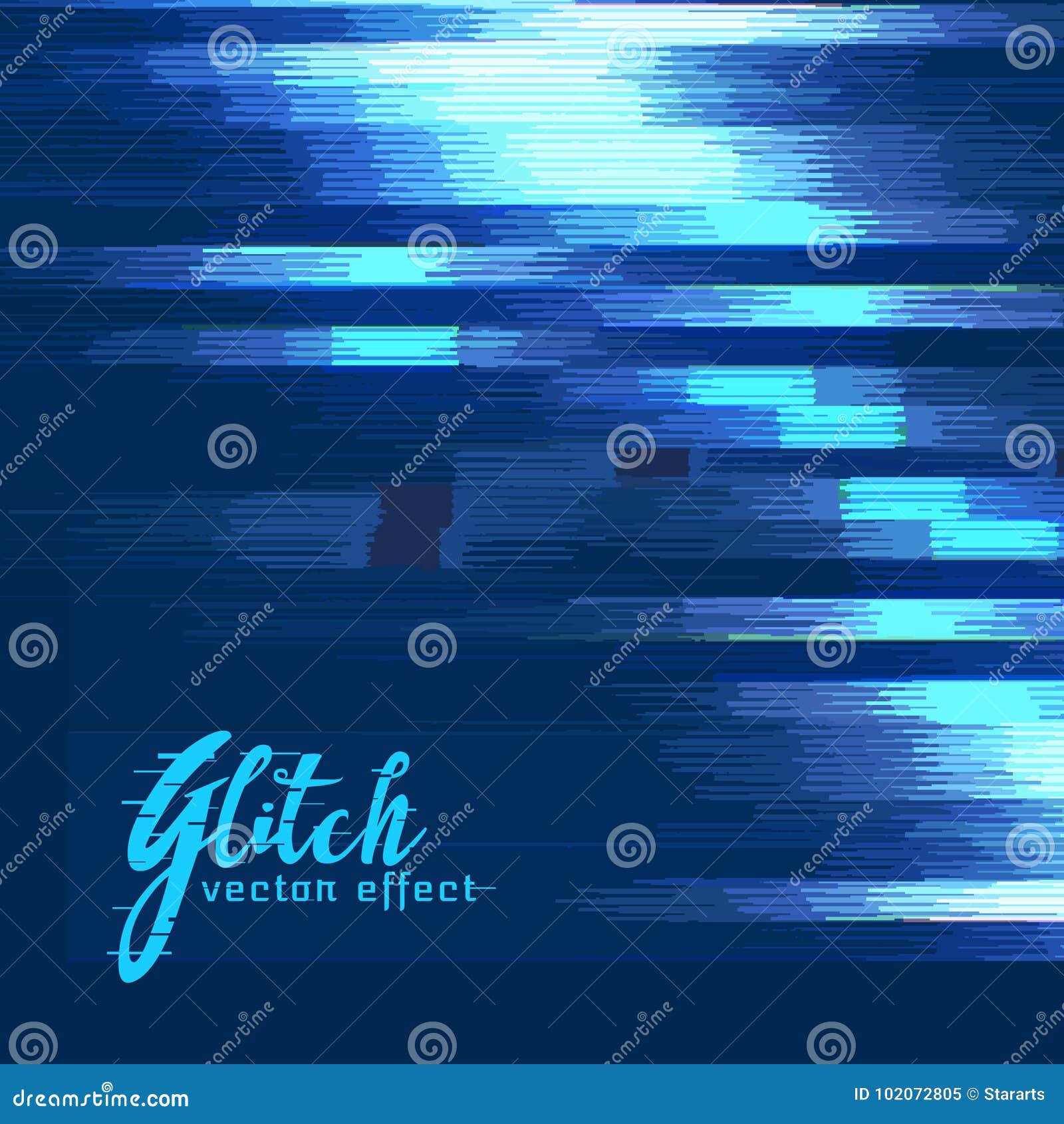 Digital Glitch Effect Background Stock Vector - Illustration of decay ...