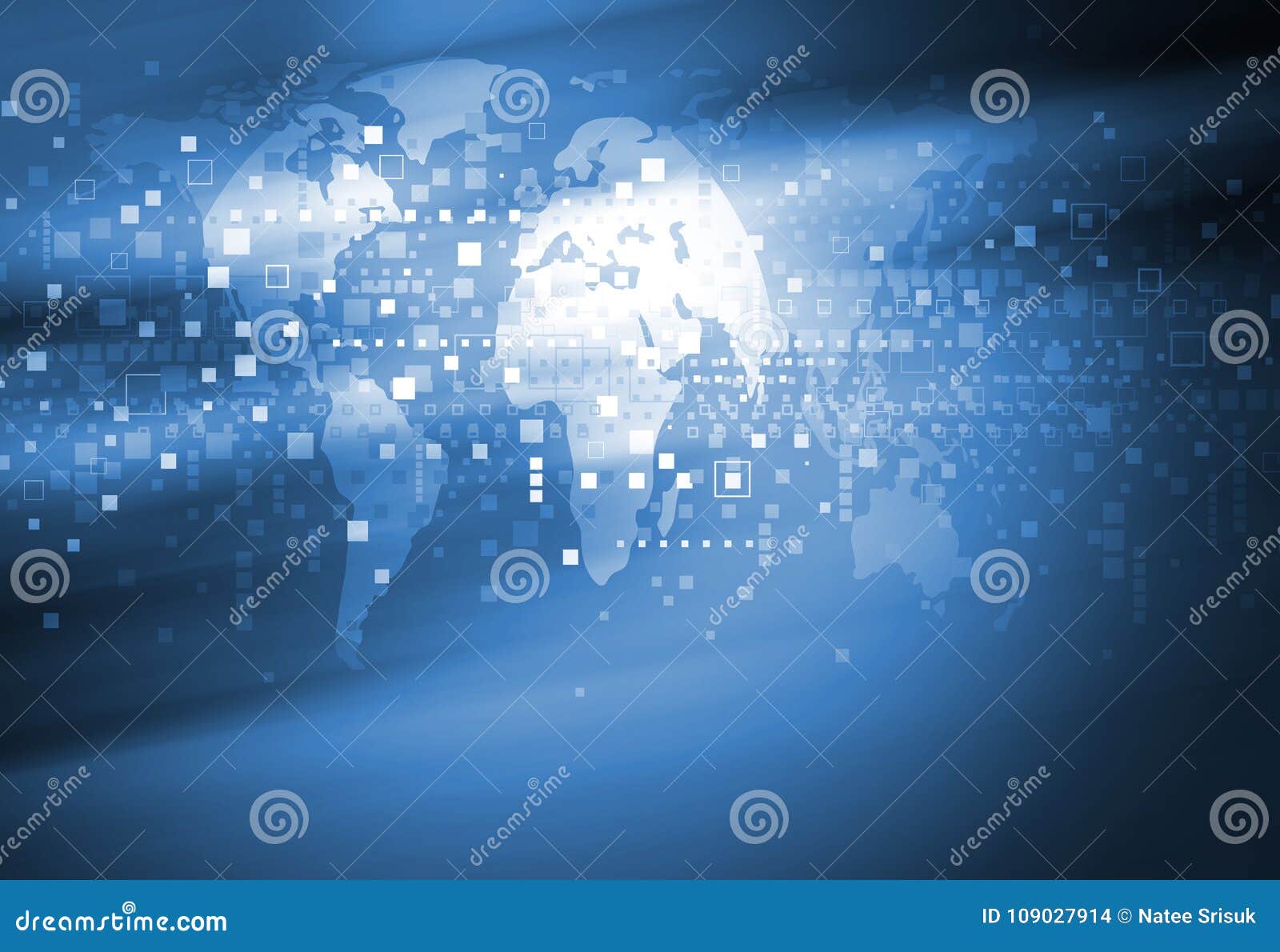 Digital Global Network Connection Abstract Background Design Stock ...