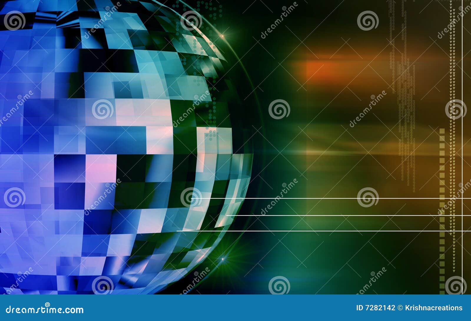 Digital globe stock illustration. Illustration of close - 7282142