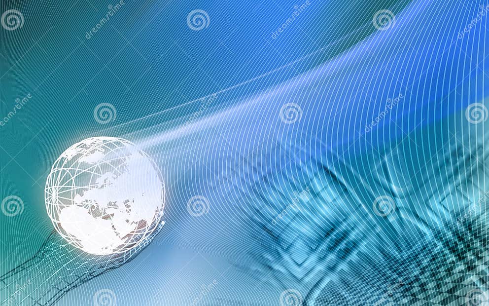 Digital globe background stock illustration. Illustration of blue - 6585983