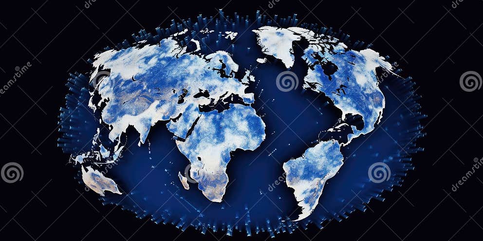 Digital Globe with Glowing Network Lines and Nodes. Communication ... Digital Globe with Glowing Network Lines and Nodes. Communication ...