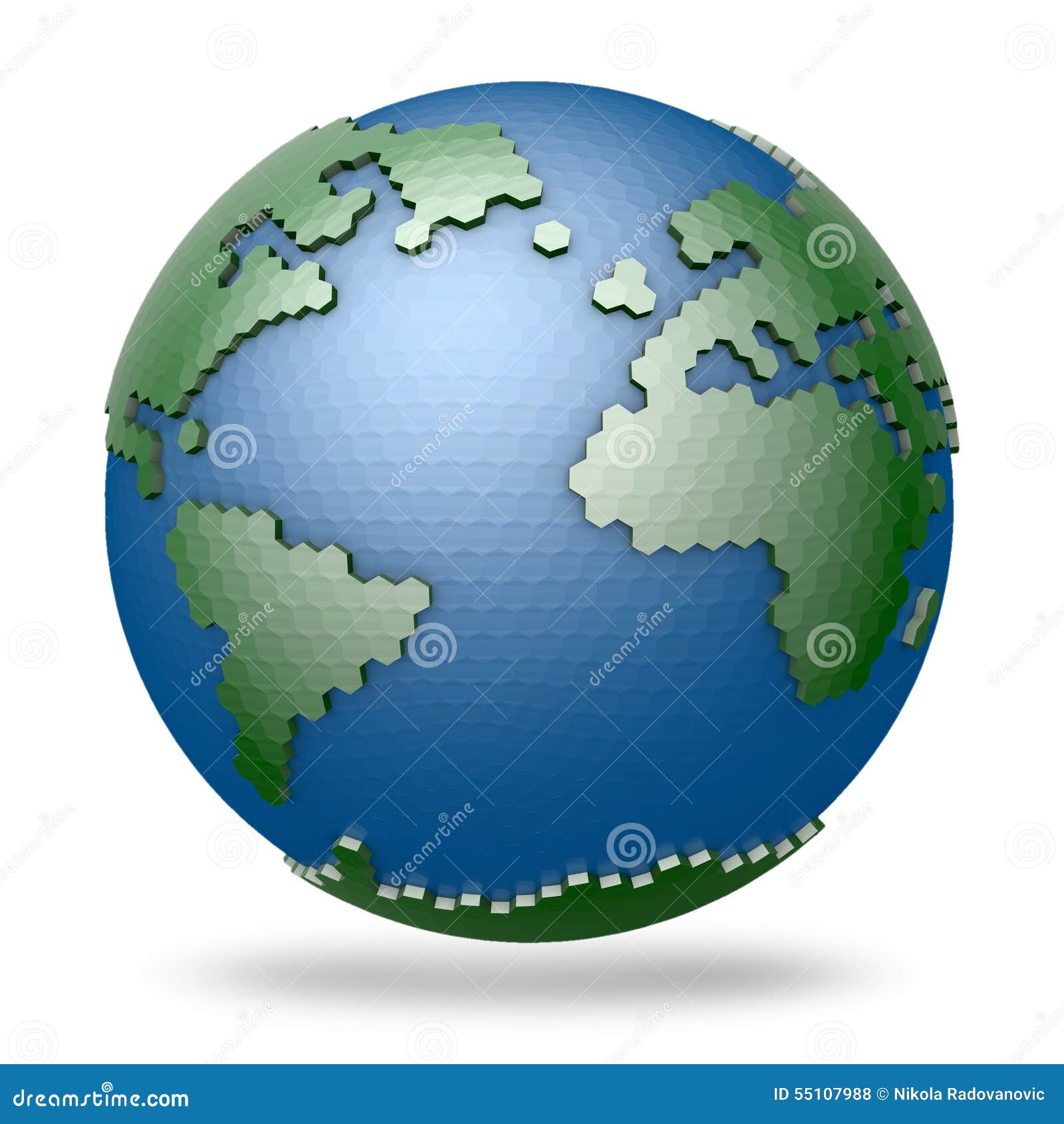 Digital globe stock illustration. Illustration of data - 55107988