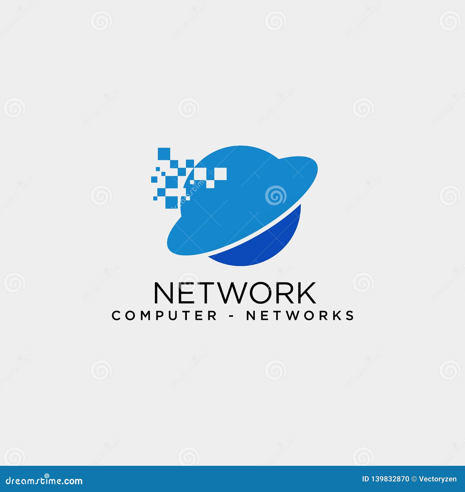 Digital Globe Network Logo Template Vector Illustration Icon Element ...