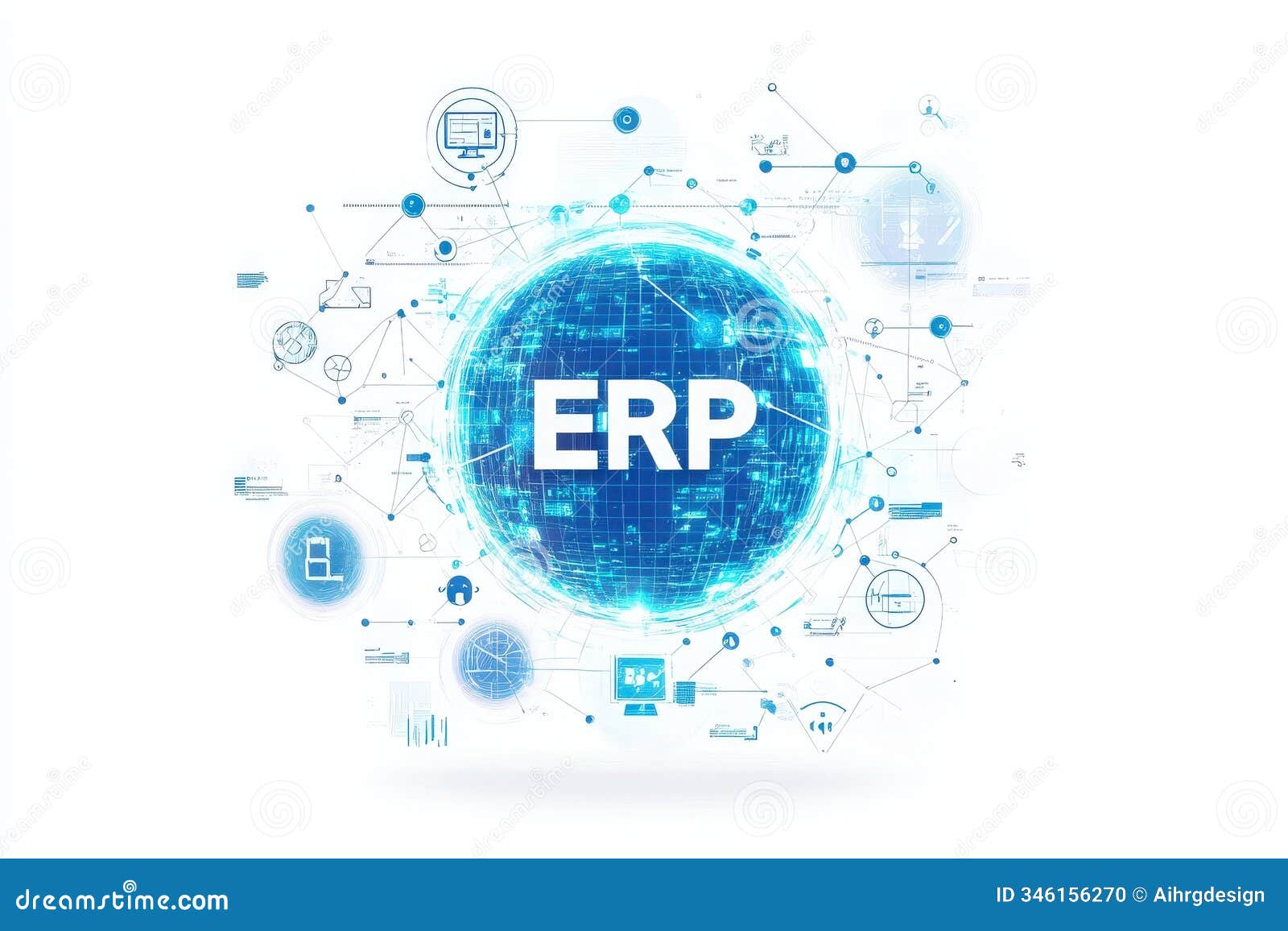 Innovative Visual Representation of ERP Systems Connecting Global Data ...