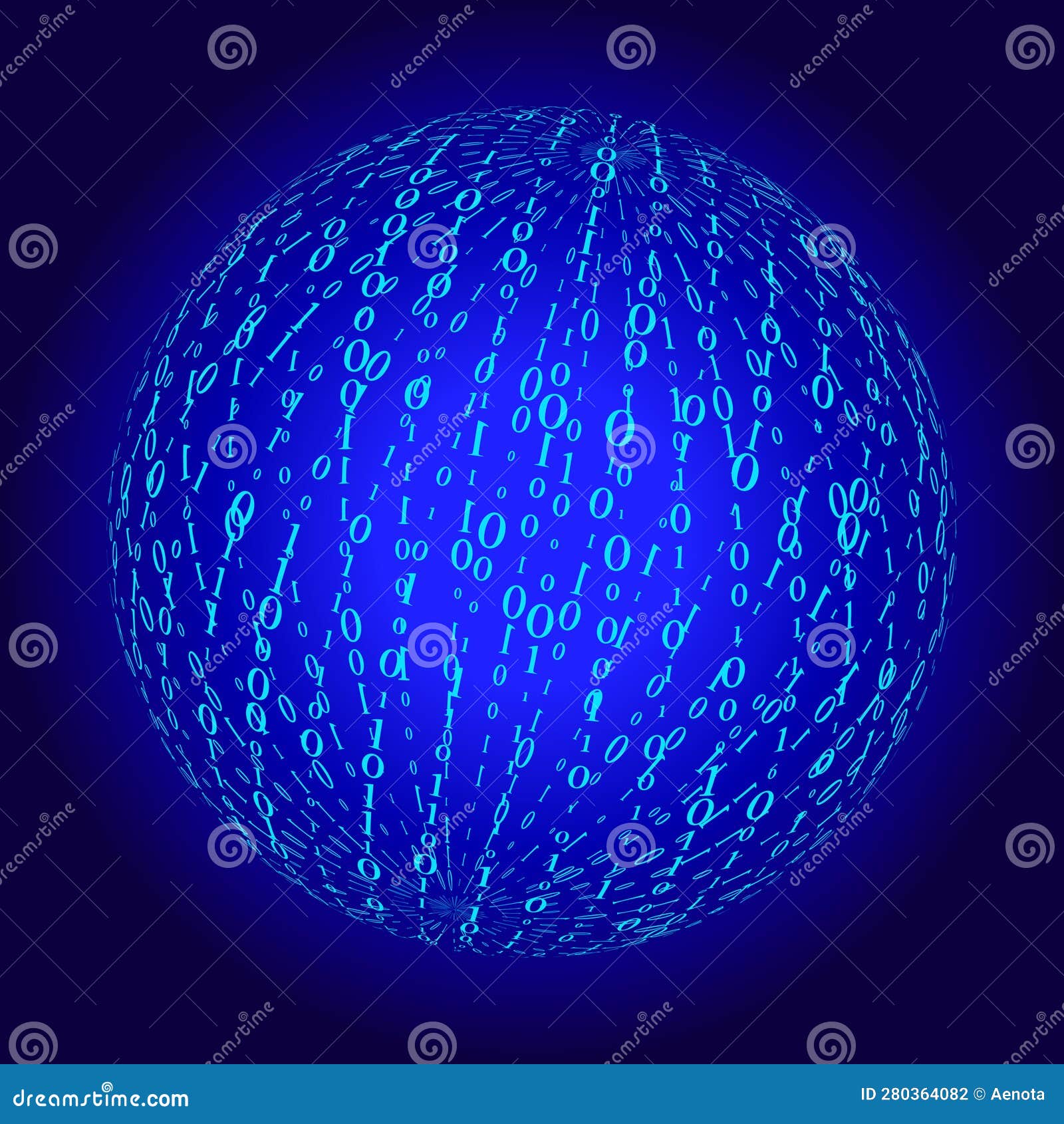 Digital Globe - Vector Illustration Stock Vector - Illustration of ...