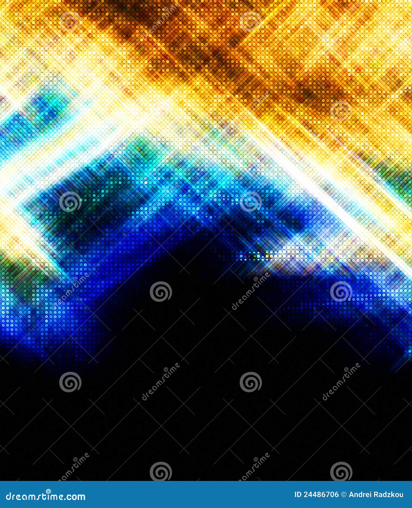 Digital glowing pattern stock illustration. Illustration of dotted ...