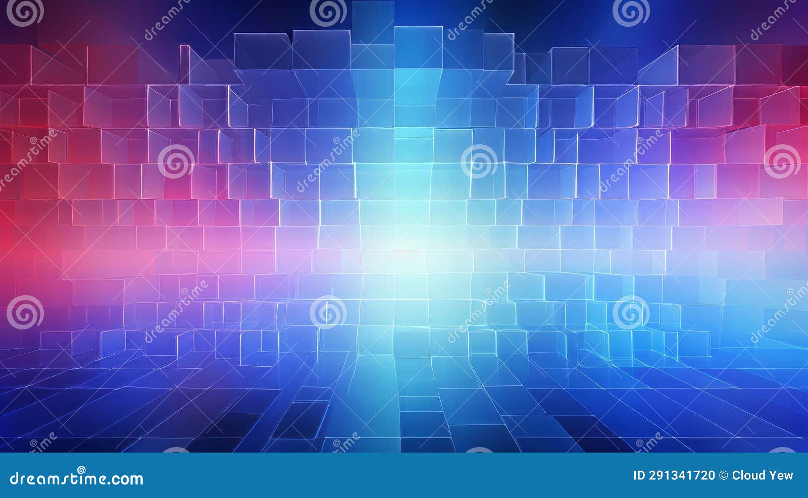 Digital Gradient Art stock illustration. Illustration of blue - 291341720