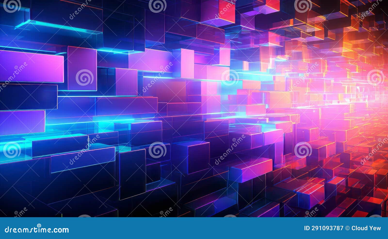 Digital Gradient Art stock illustration. Illustration of background ...