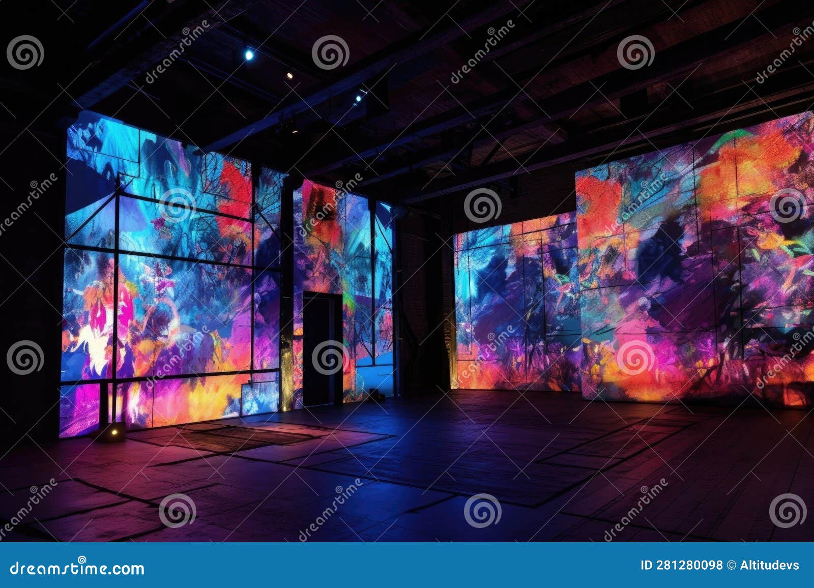 Digital Graffiti Mandala Art Wallpaper Stock Photography ...