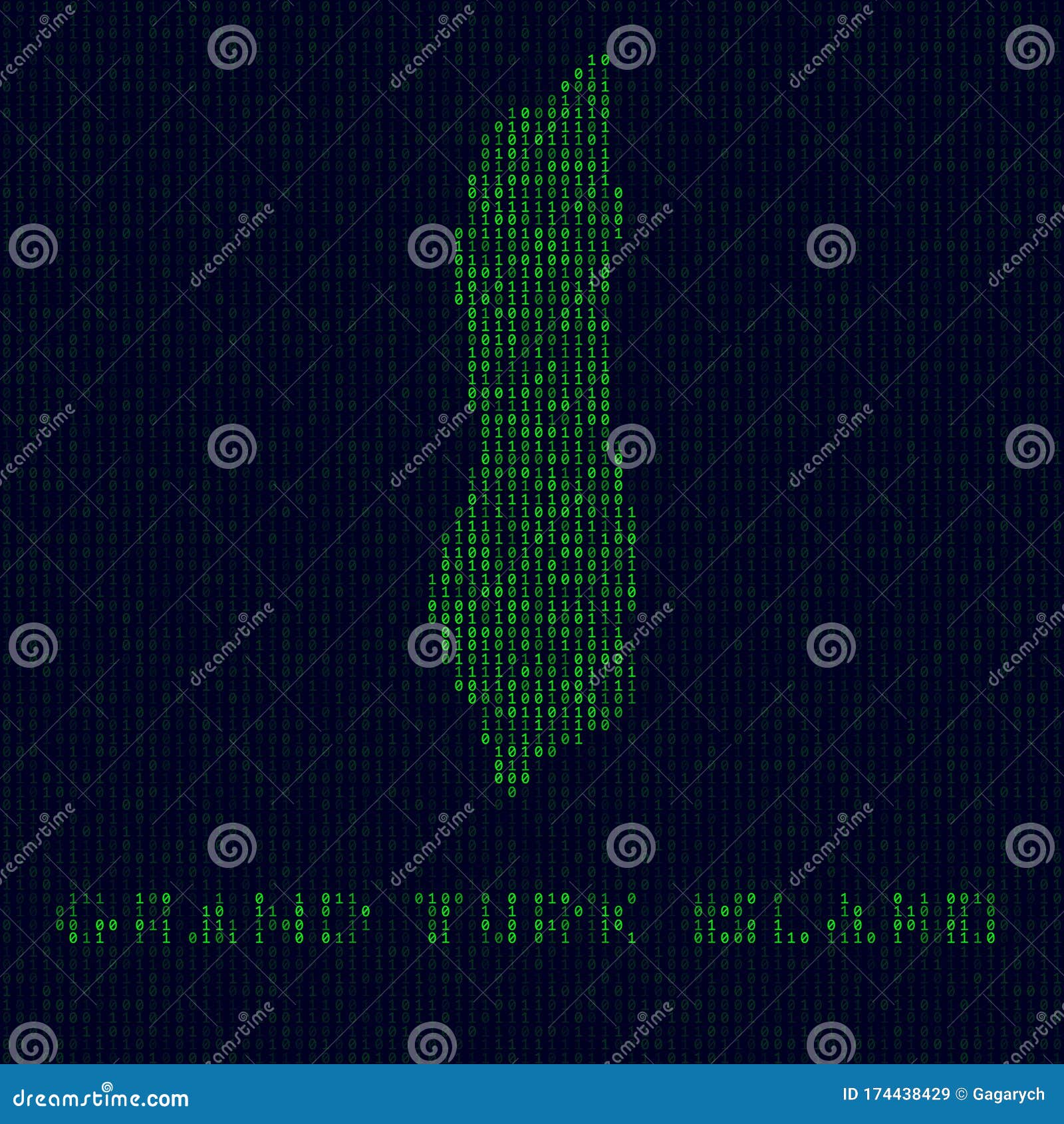 Digital Grand Turk Island Logo. Stock Vector - Illustration of design ...