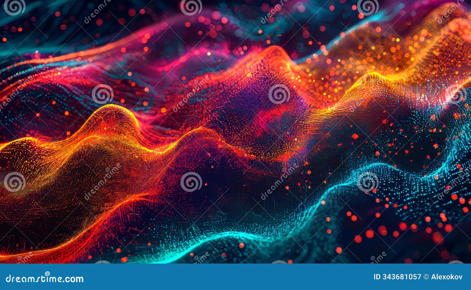 Digital Graphic Abstract Background for Technological Processes, Neural ...