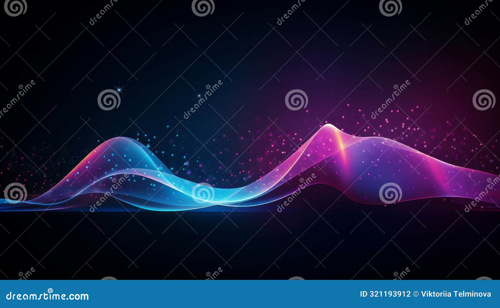 Digital Graphic Abstract Background for Technological Processes, Neural Networks, Digital Data ...