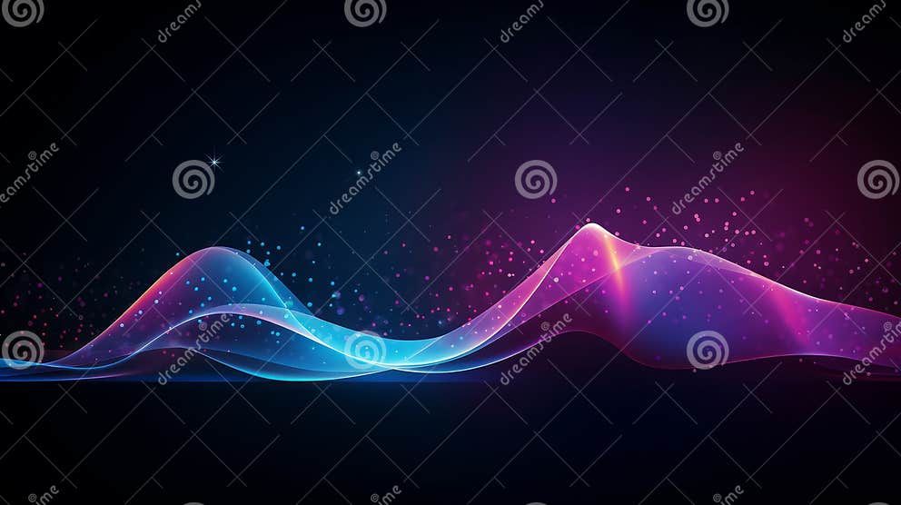 Digital Graphic Abstract Background for Technological Processes, Neural ...