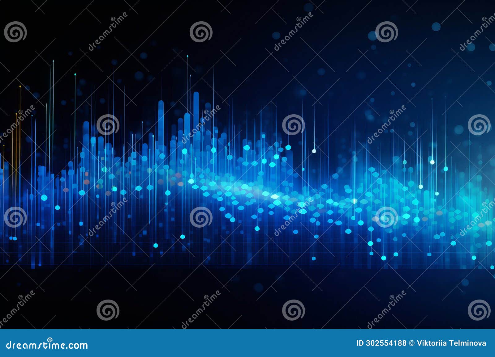 Digital Graphic Abstract Background for Technological Processes, Neural ...