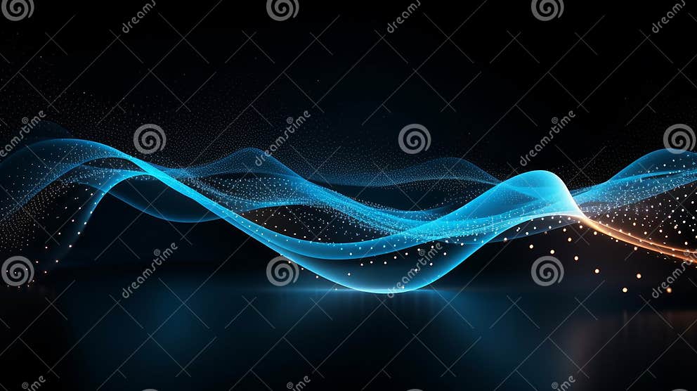 Digital Graphic Abstract Background for Technological Processes, Neural ...