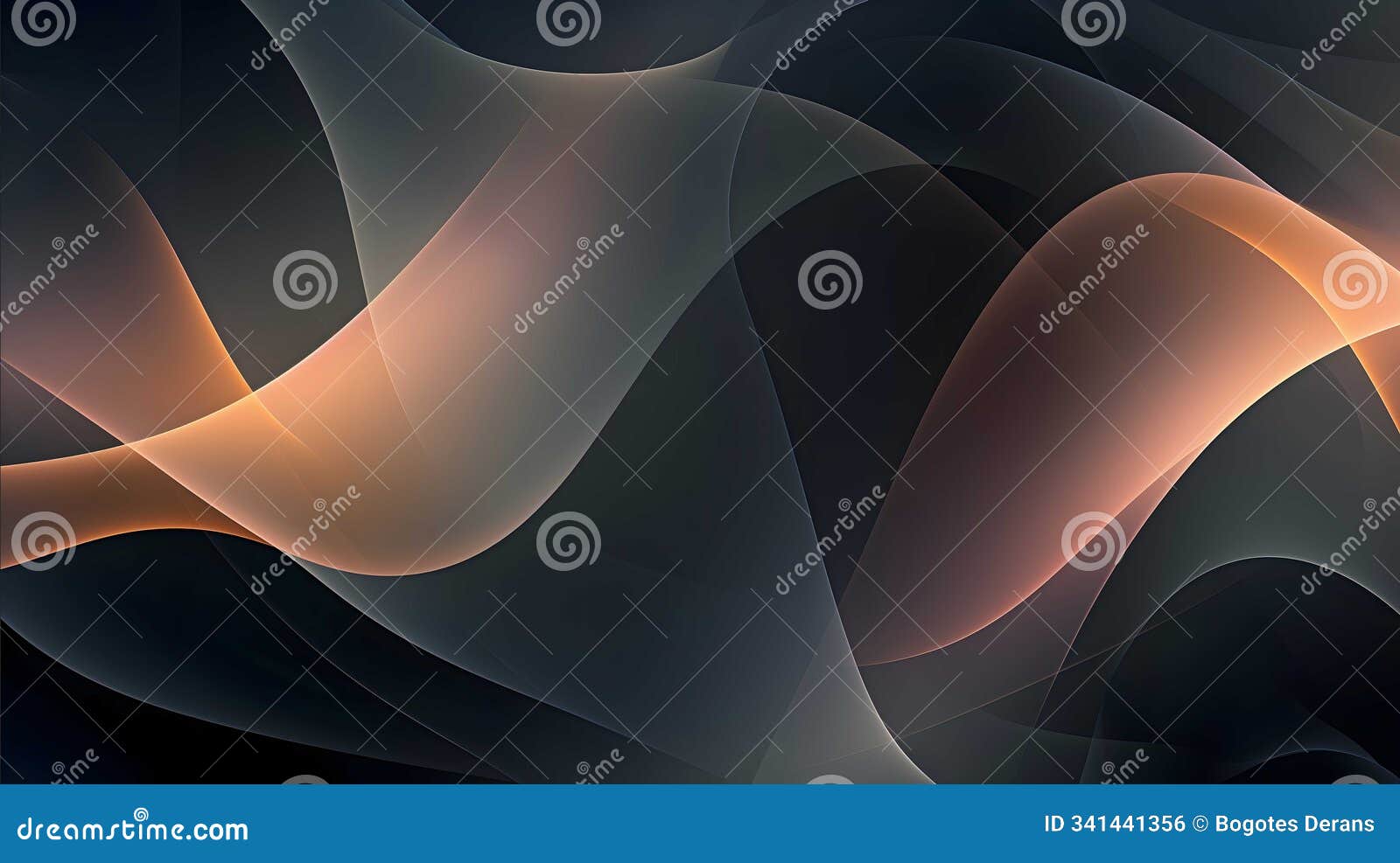 Digital Graphic with Abstract Design it Features a Series of ...