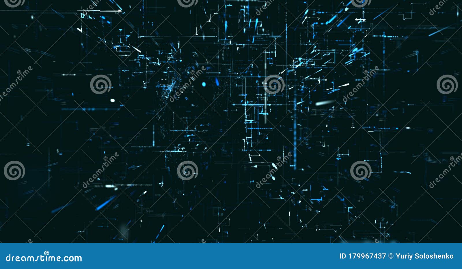 Abstract Digital Network Data Background, 3D Rendering Stock ...
