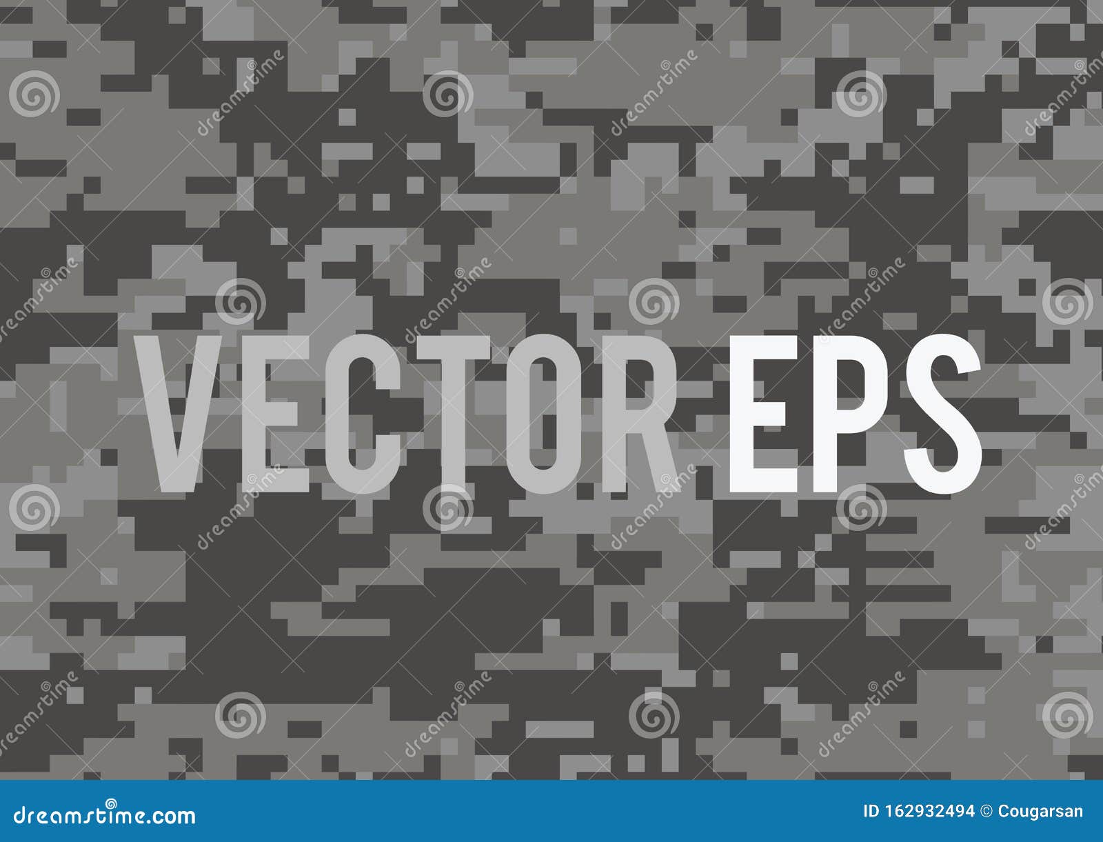 Digital Gray Military Camouflage Textured Background Stock Vector ...