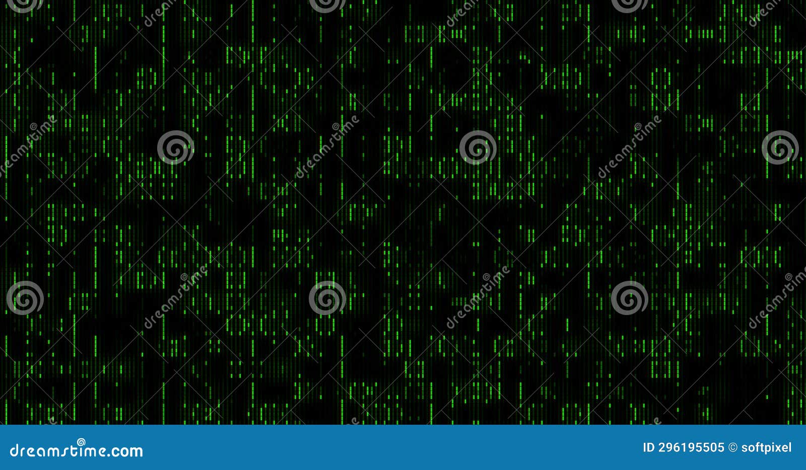 Digital Green Digits Abstract Backdrop Background Stock Illustration ...