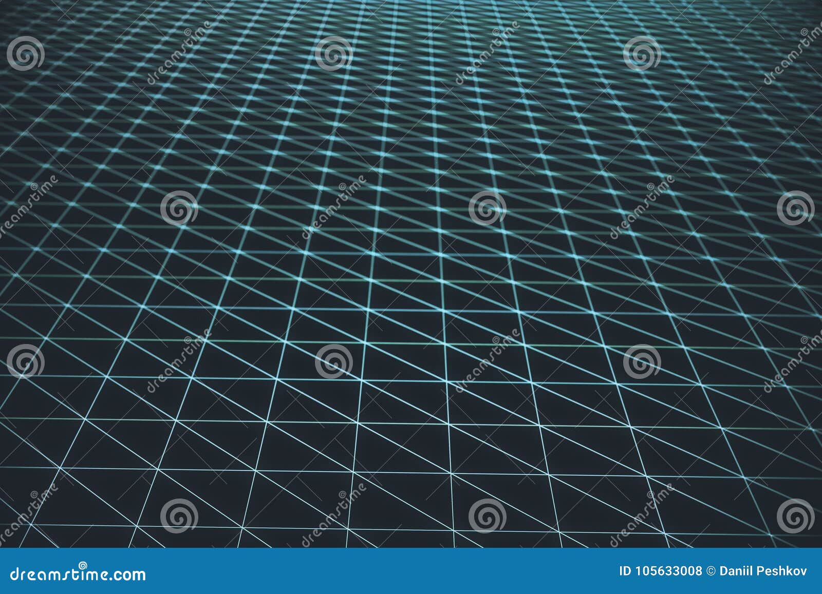 Digital grid background stock illustration. Illustration of polygonal ...