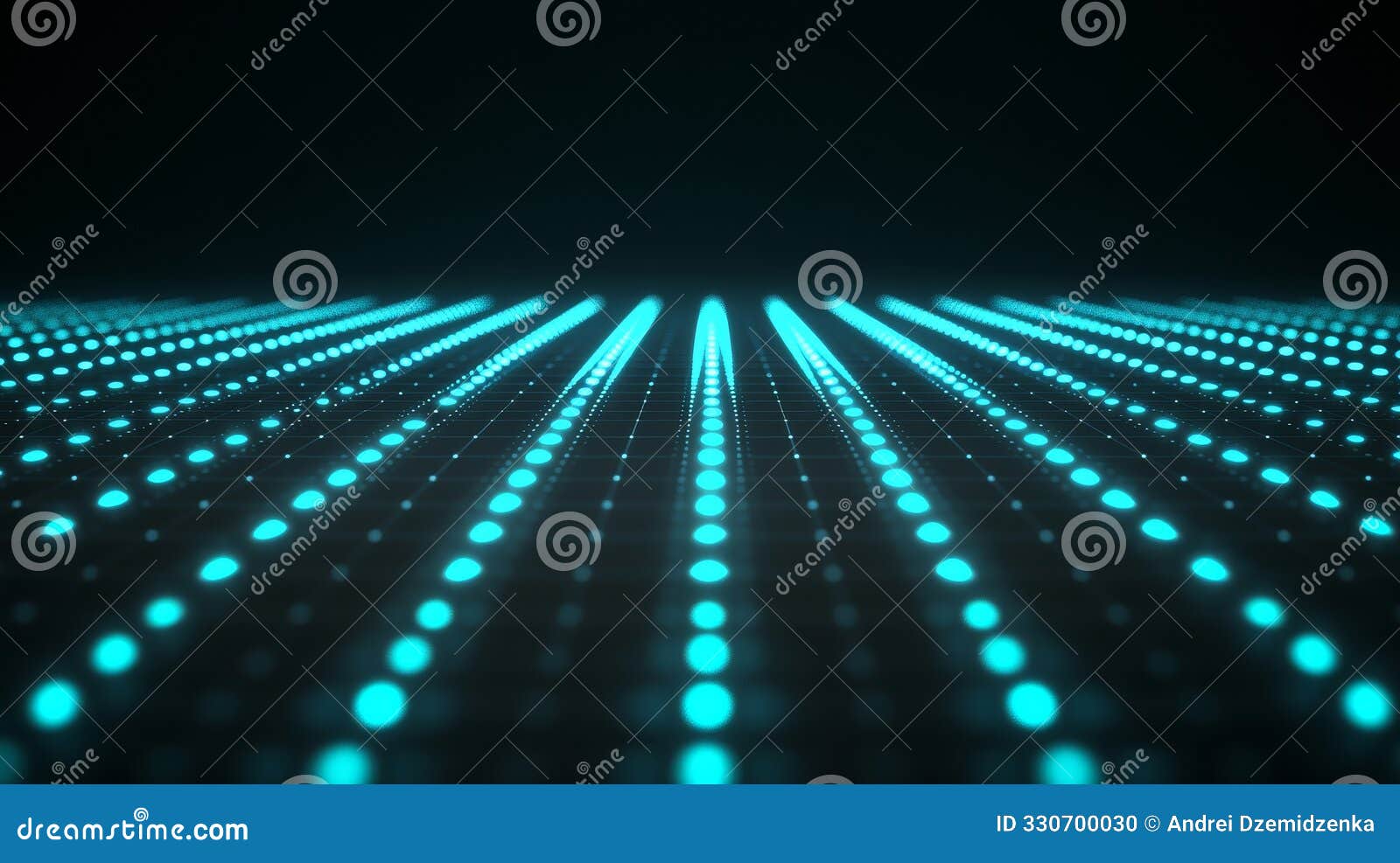 Digital Grid Background. Network Technology Wallpaper. 3D Render Stock ...