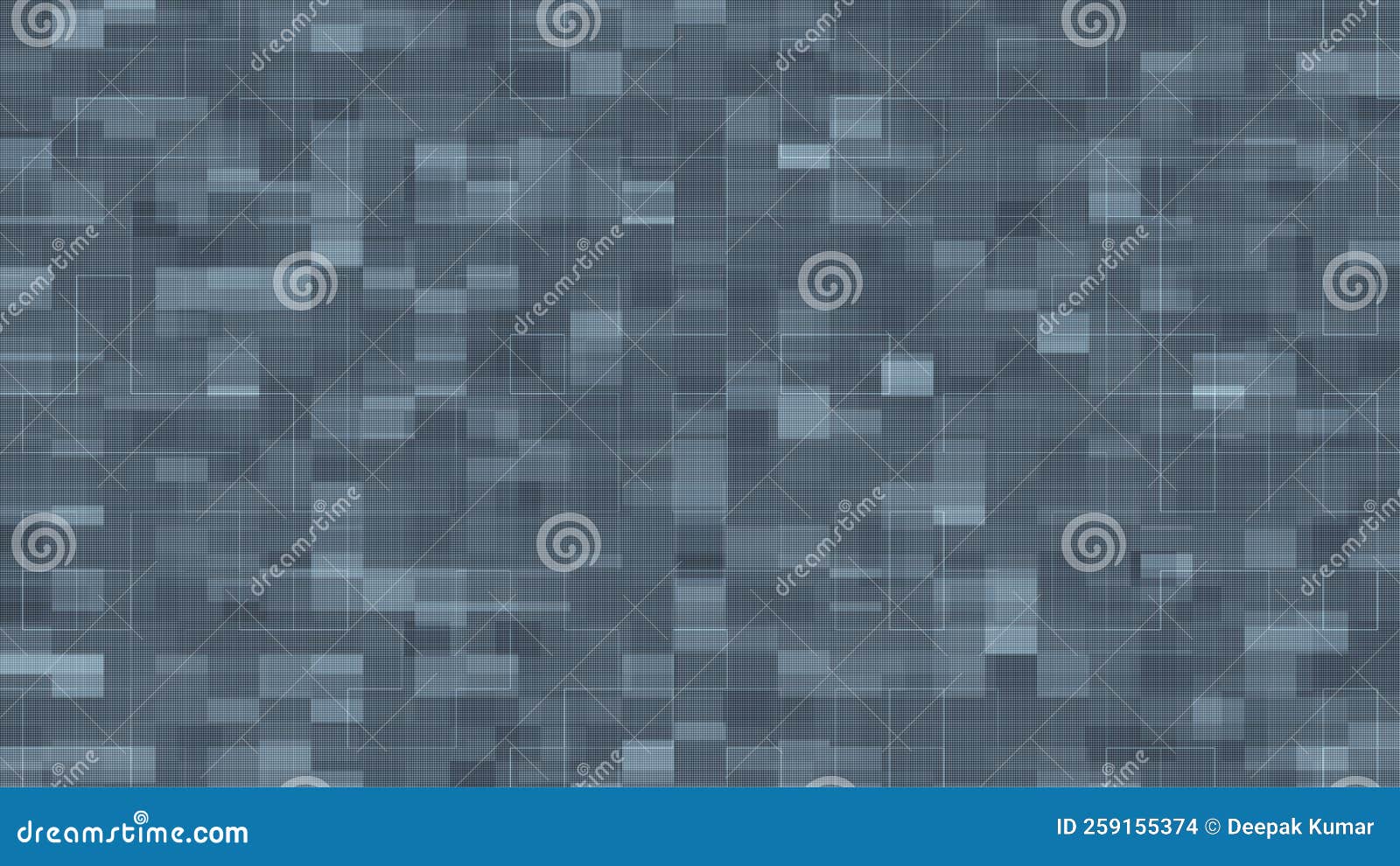 Digital Grid, Mosaic Pattern Background Stock Illustration ...