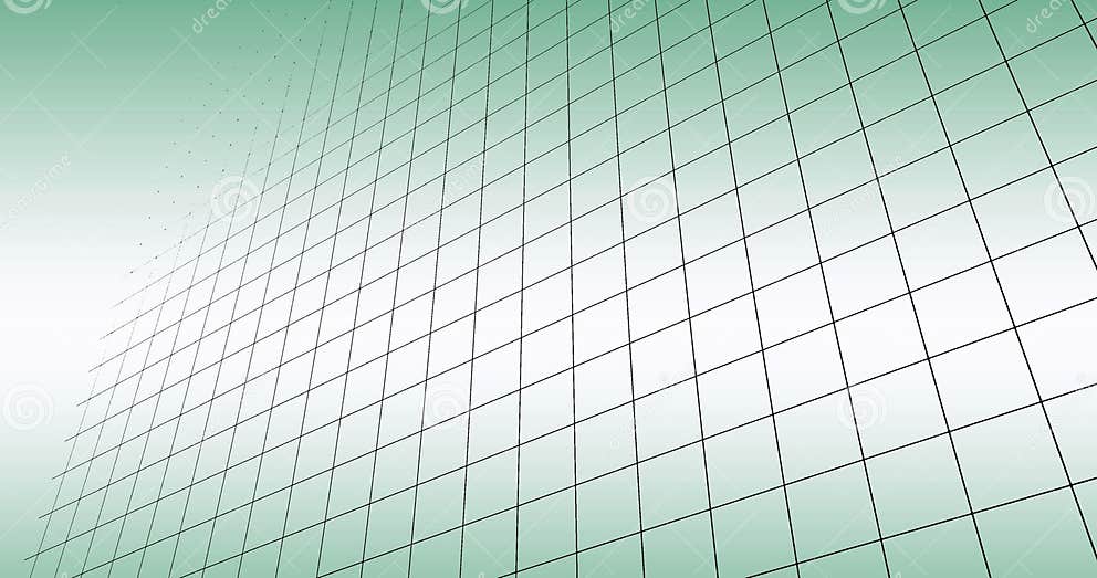 A Digital Grid Pattern Extends into the Horizon, with Copy Space Stock ...