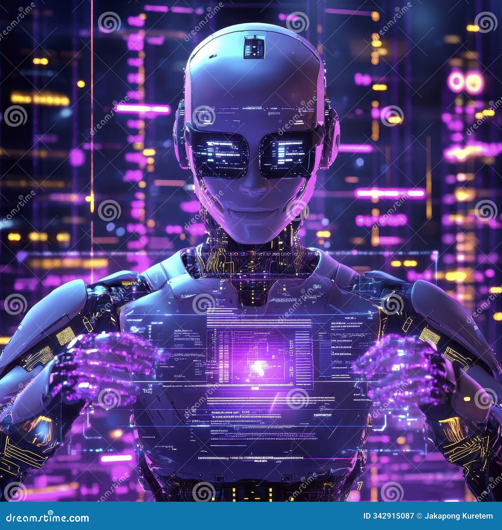 Digital Guardian Robot Protecting Data Streams with Holographic ...