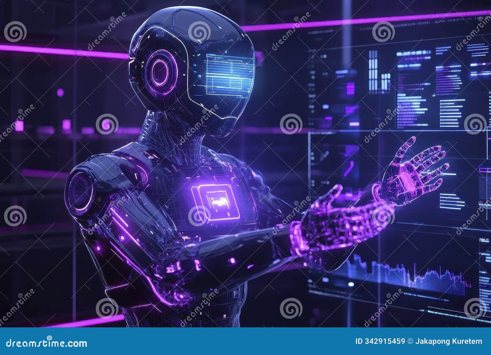 Digital Guardian Robot Protecting Data Streams with Holographic ...