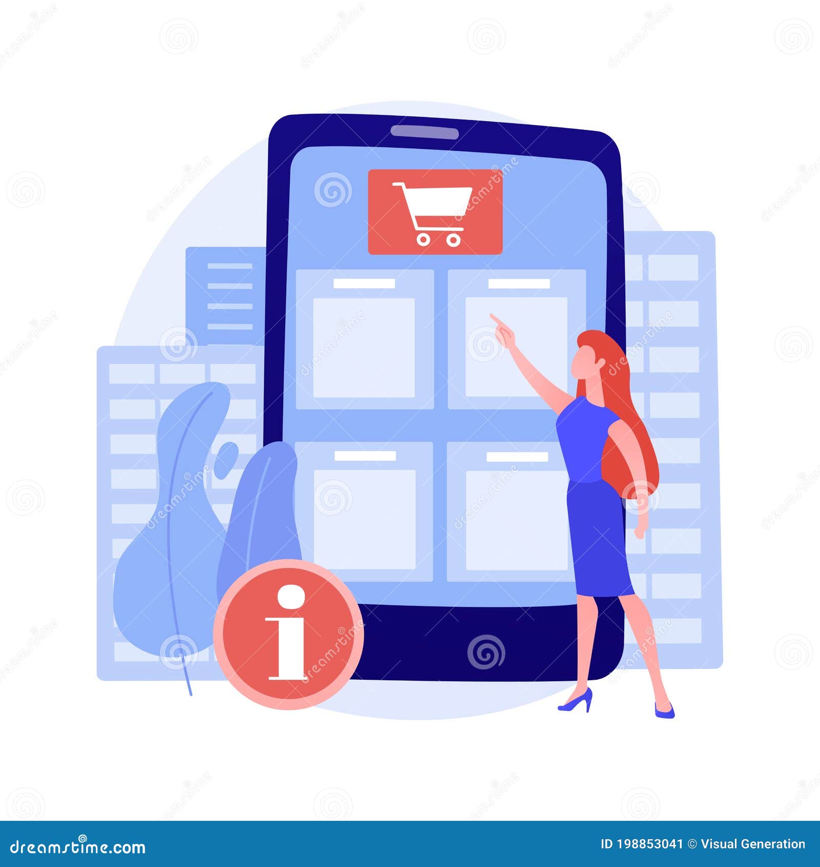 Digital Guide Abstract Concept Vector Illustration. Stock Vector ...