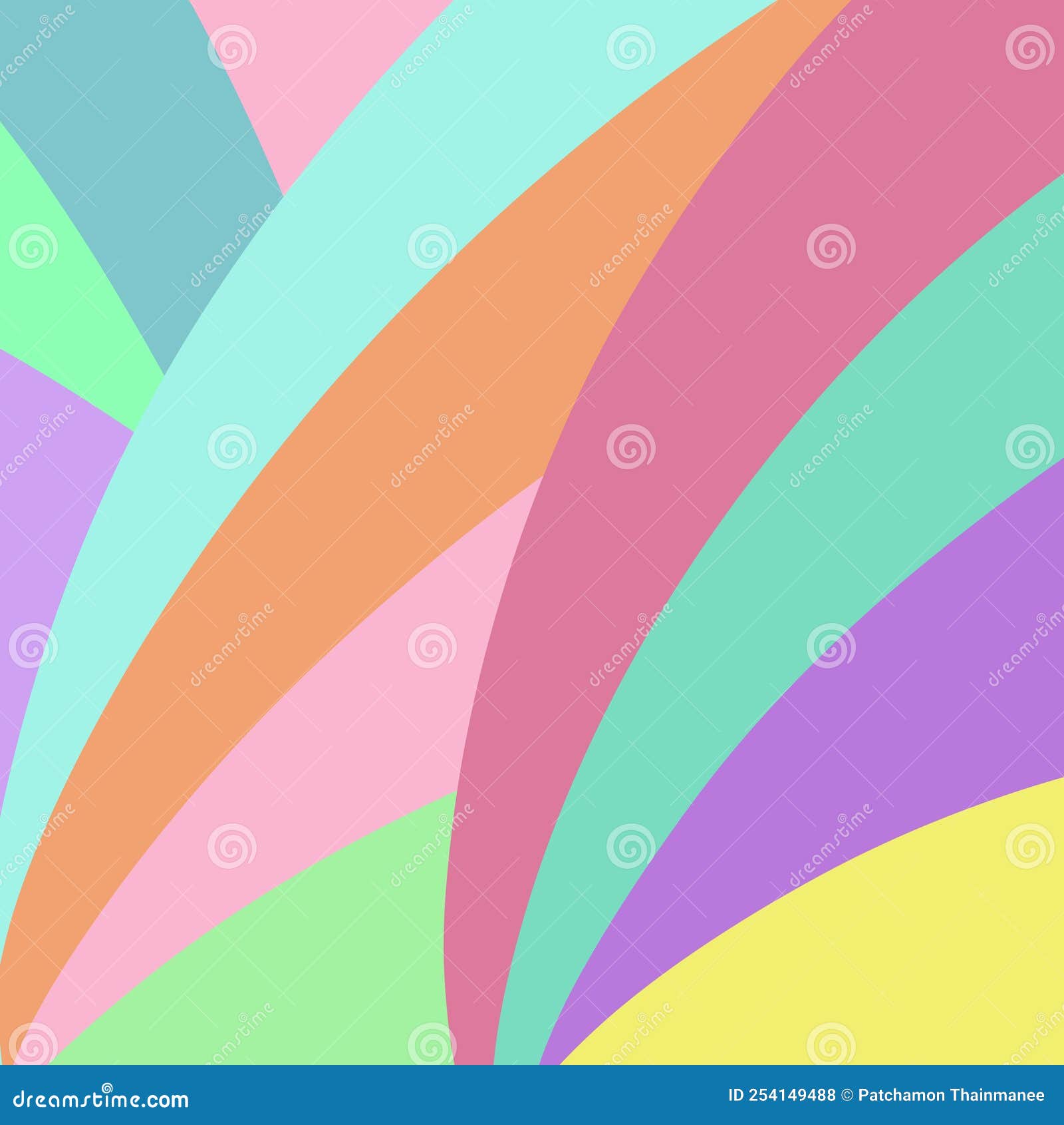 Digital Hand Drawn Beautiful Pastel Patterns for Cards or Textiles ...