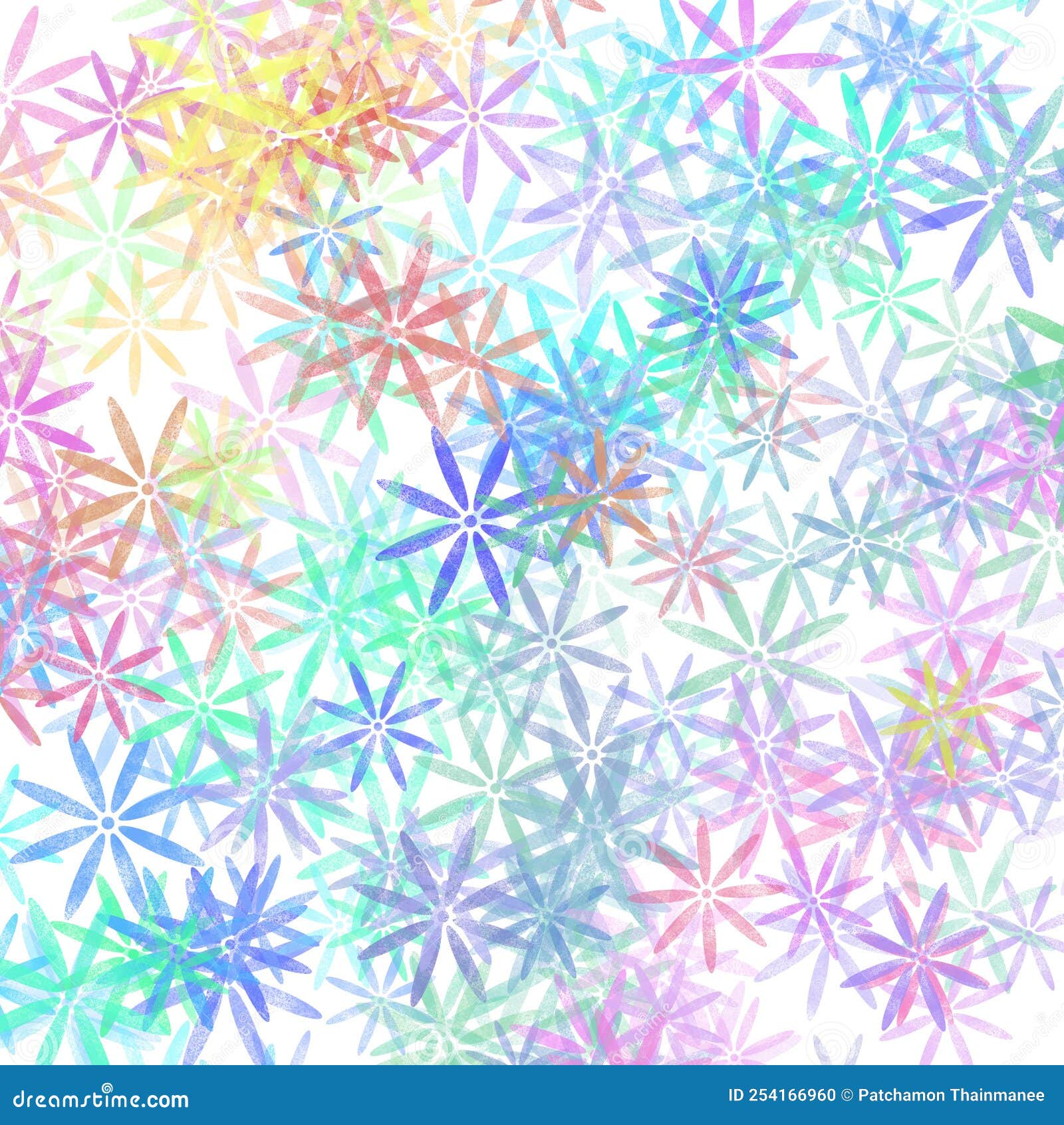 Digital Hand Drawn Beautiful Pastel Patterns for Cards or Textiles ...