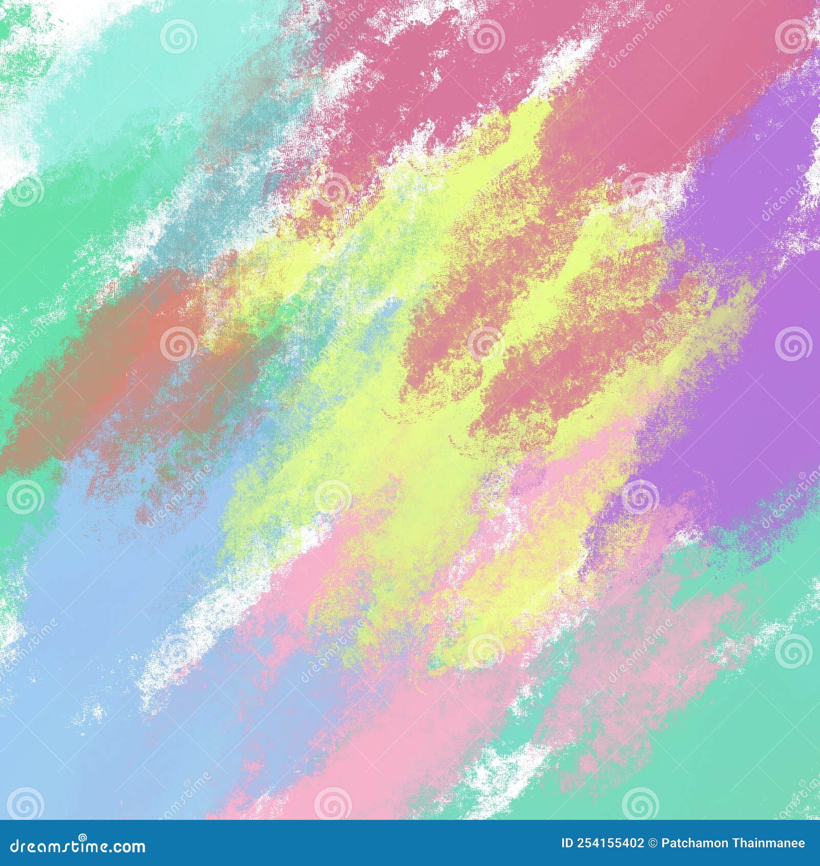 Digital Hand Drawn Beautiful Pastel Patterns for Cards or Textiles ...