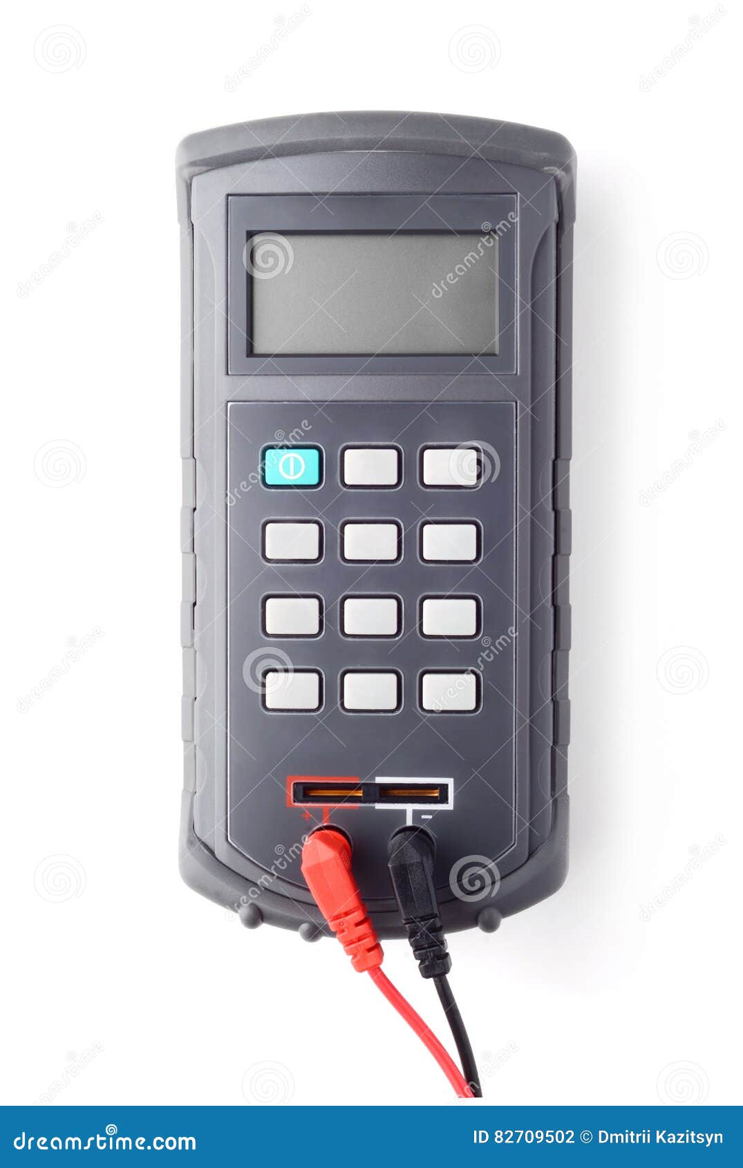 Digital Handheld LCR Meter Isolated on White Stock Photo - Image of ...