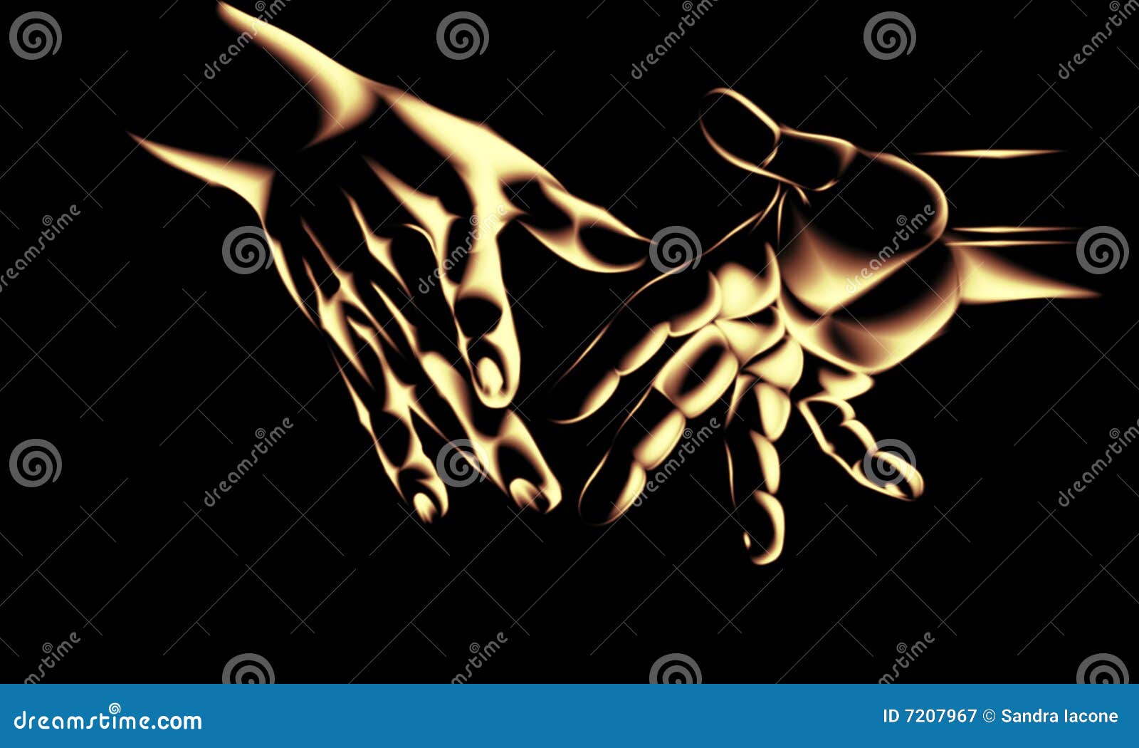 Digital hands stock illustration. Illustration of hands - 7207967