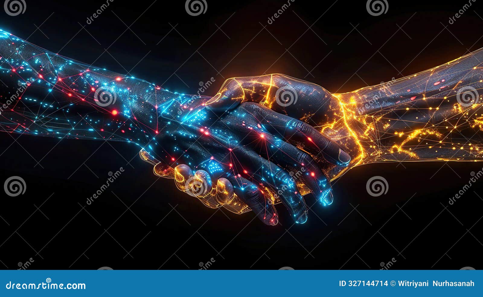 Digital Handshake: Symbolizing Connection and Collaboration in the ...