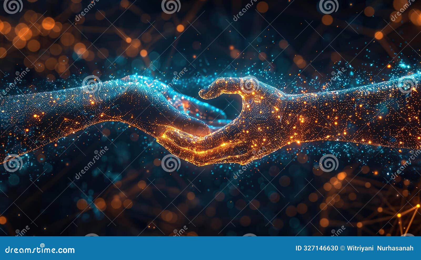 Digital Handshake: a Visual Metaphor for Connection in the Digital Age ...