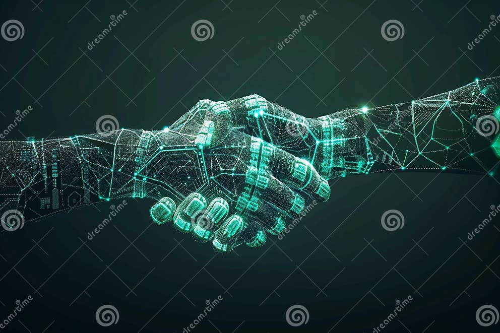 Digital Handshake a Visual Representation of Technology and ...