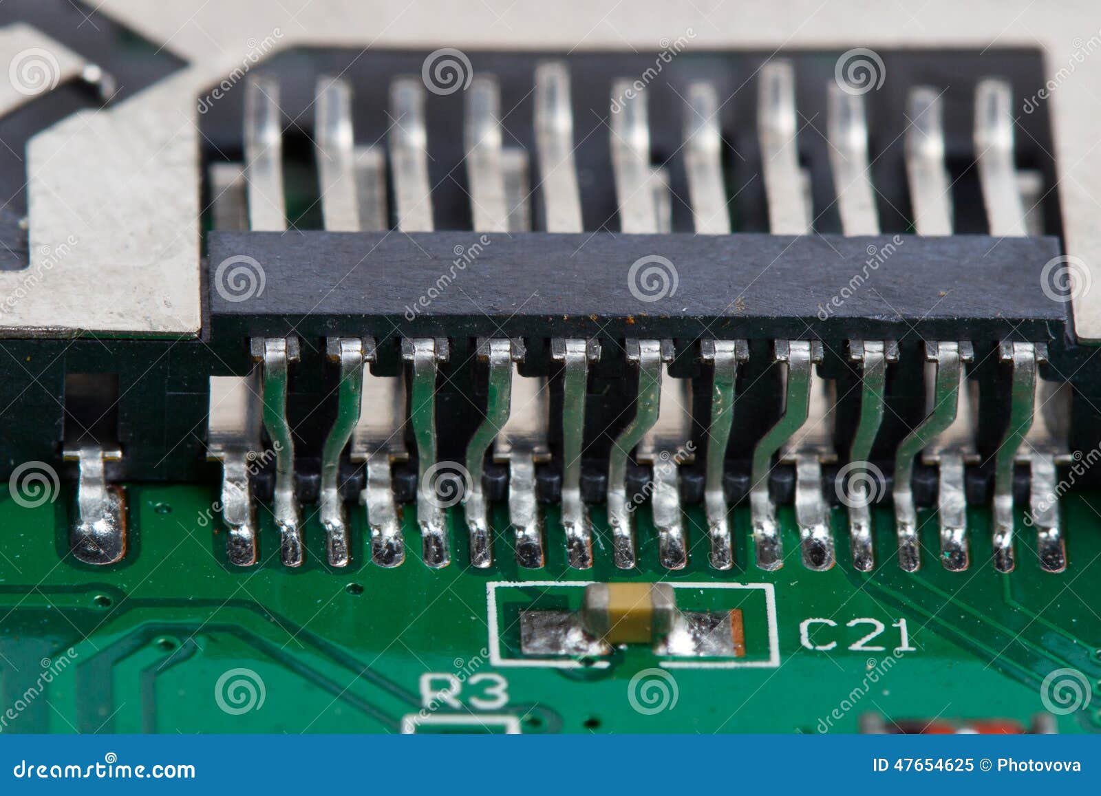 Digital hardware closeup stock image. Image of connection - 47654625