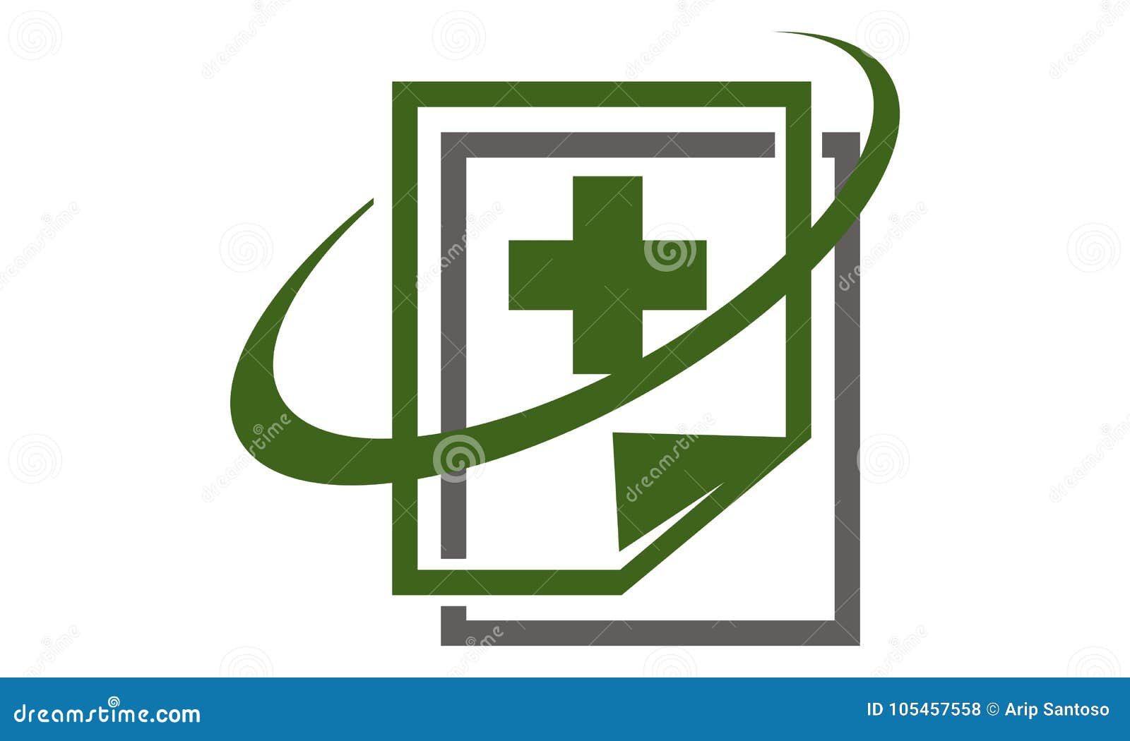 Digital Health Document stock vector. Illustration of abstract - 105457558