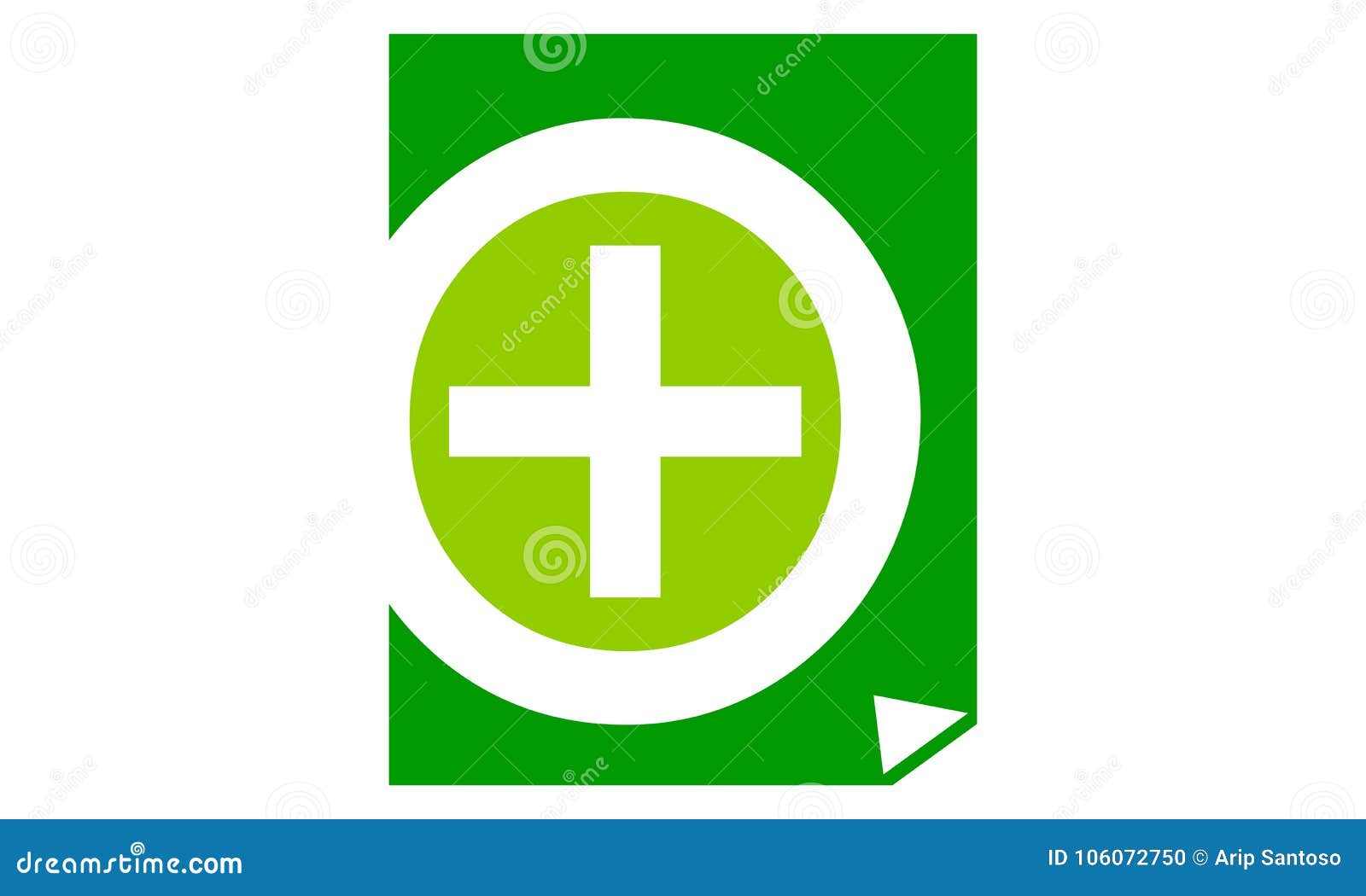 Digital Health Document stock vector. Illustration of medicine - 106072750