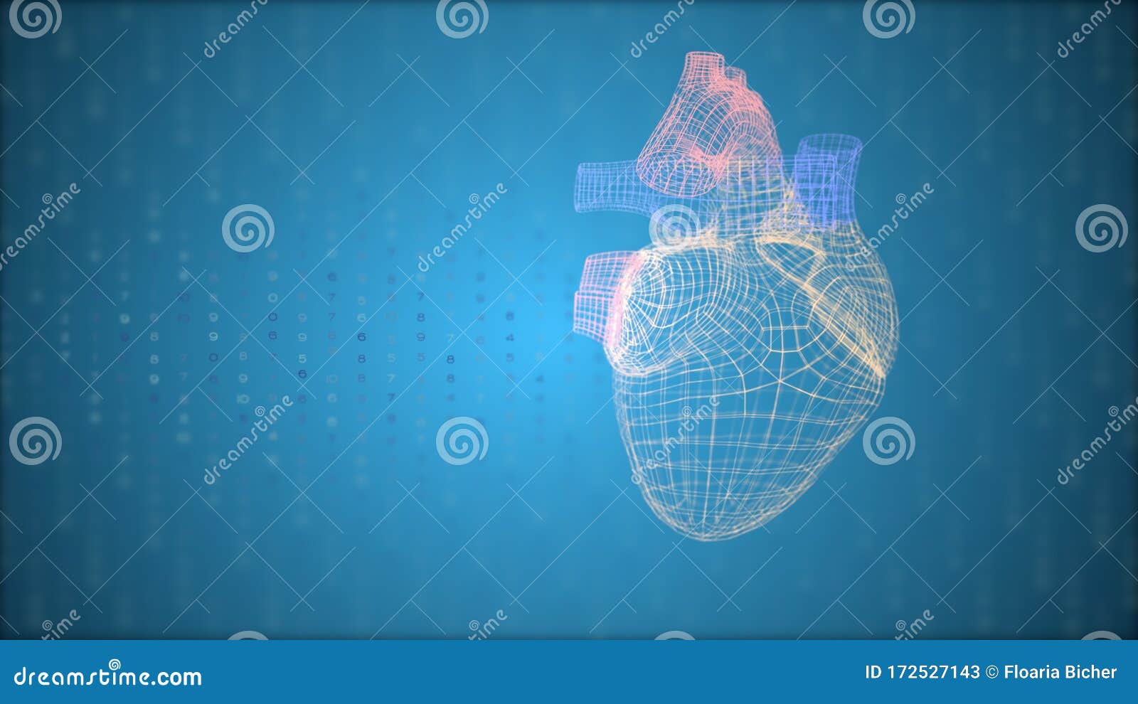 Digital Heart Monitor EKG Electrocardiogram Royalty-Free Stock ...