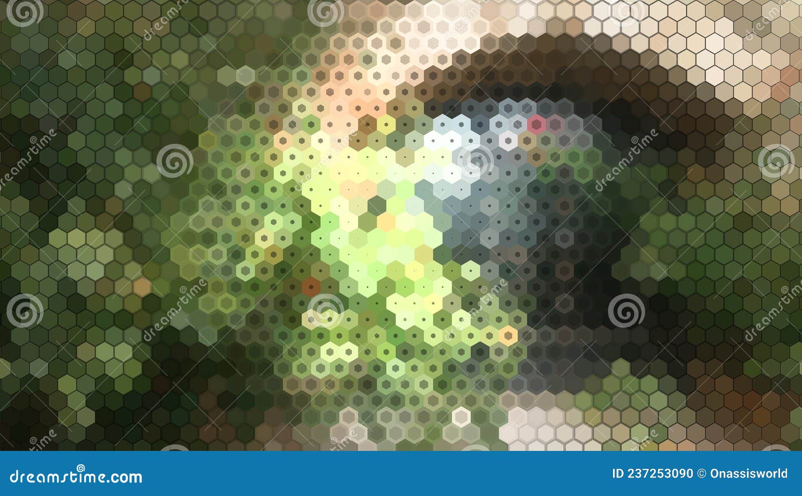 Digital Hex Hexagon Dots Abstract Background Blurs Textures and Shapes ...