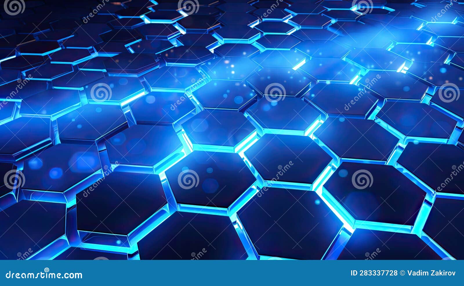 Digital Hex Hexagon Dots Abstract Background Blurs Textures And Shapes ...
